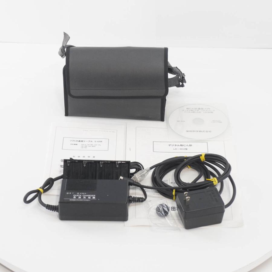 [JB]USED 現状販売 SIBATA LD-3K2 DIGITAL DUST INDICATOR デジタル粉じん計 粉塵計 ACアダプター ...