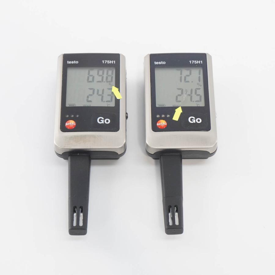 [DW]USED 8日保証 2台セット TESTO 175H1 温湿度ロガー データロガー 取扱説明書 [05236-0089 ...