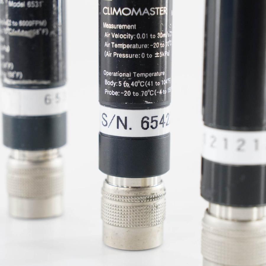 [JB]USED 現状販売 セット KANOMAX 6531-21 6542-21 6501シリーズ 風速計用プローブ CLIMOMASTER ...