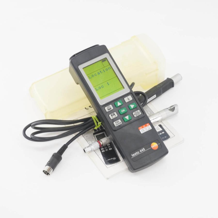 [JB]USED 現状販売 TESTO 445 ベーン式風速計 VAC計測器 多機能環境測定器 取扱説明書 [05236-0122] : ソク ...