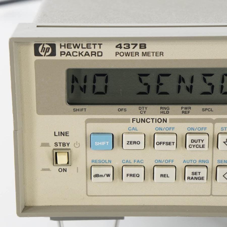 [JB]USED 現状販売 2台セット hp 437B POWER METER パワーメーター 電源コード 取扱説明書 [05236-0126 ...