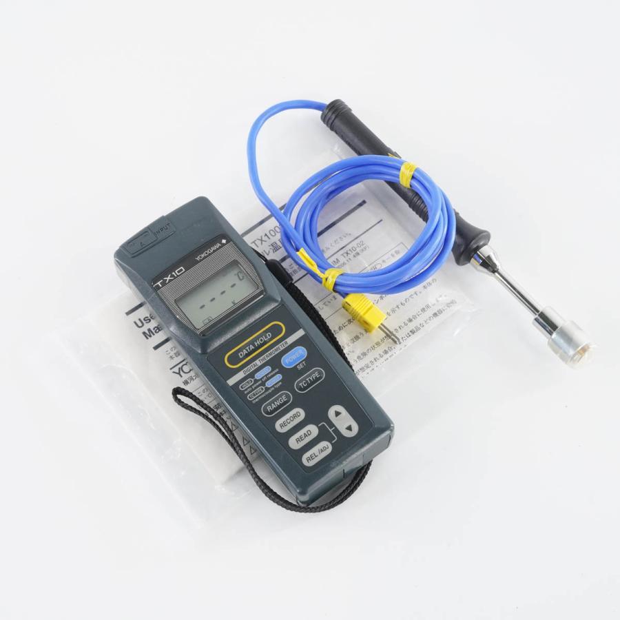 [JB]USED 現状販売 YOKOGAWA TX10 TX1002 DIGITAL THERMOMETER デジタル温度計 90030取扱説明書 [05236-0157] : ソクラボ ...