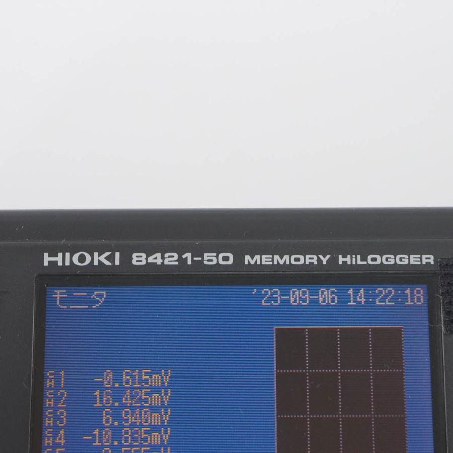 [DW]USED 8日保証 04/2022CAL HIOKI 8421-50 MEMORY HiLOGGER メモリーハイロガー AC ...
