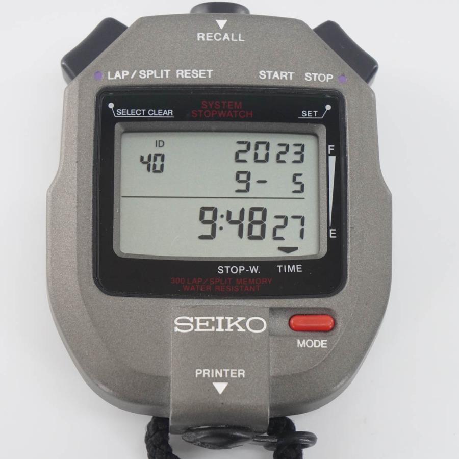 [PG]USED 8日保証 06/2022CAL SEIKO S143-4A00 ストップウォッチ 取扱説明書 [05236-0202 ...