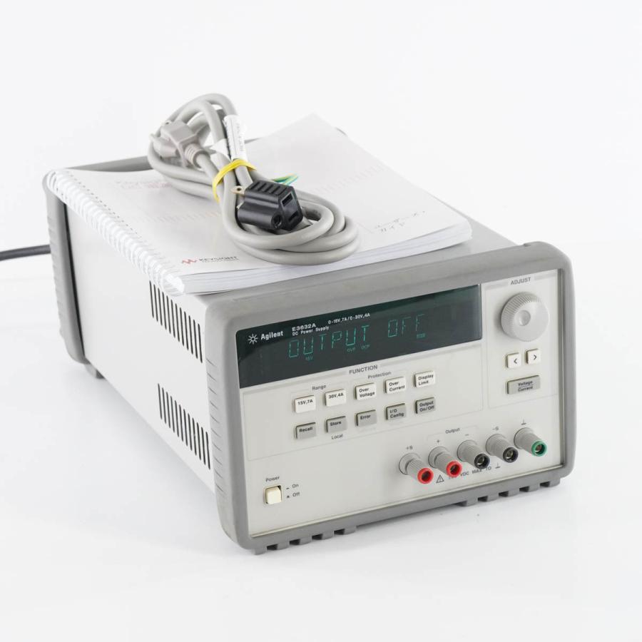 [JB]USED 現状販売 Agilent E3632A DC Power Supply DC電源 直流電源 0E9 電源コード 取扱説明書 ...