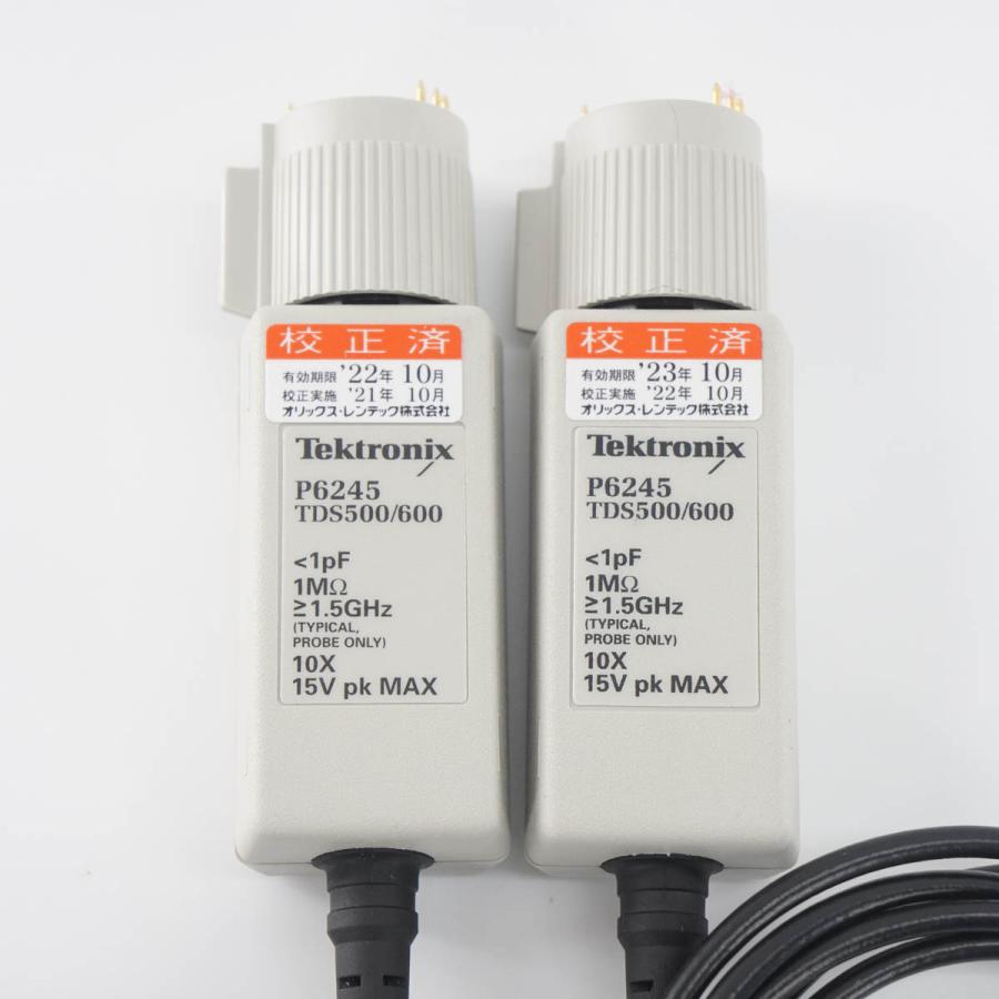 [JB]USED 現状販売 2本セット Tektronix P6245 TSD500/600 Active Probe アクティブプローブ 1 ...