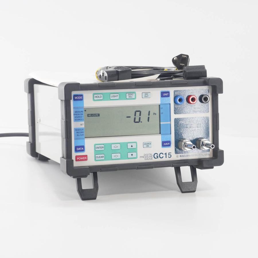 [DW]USED 8日保証 NAGANO KEIKI GC15 DIGITAL PRESSURE GAUGE 精密デジタル圧力計 電源コード ...