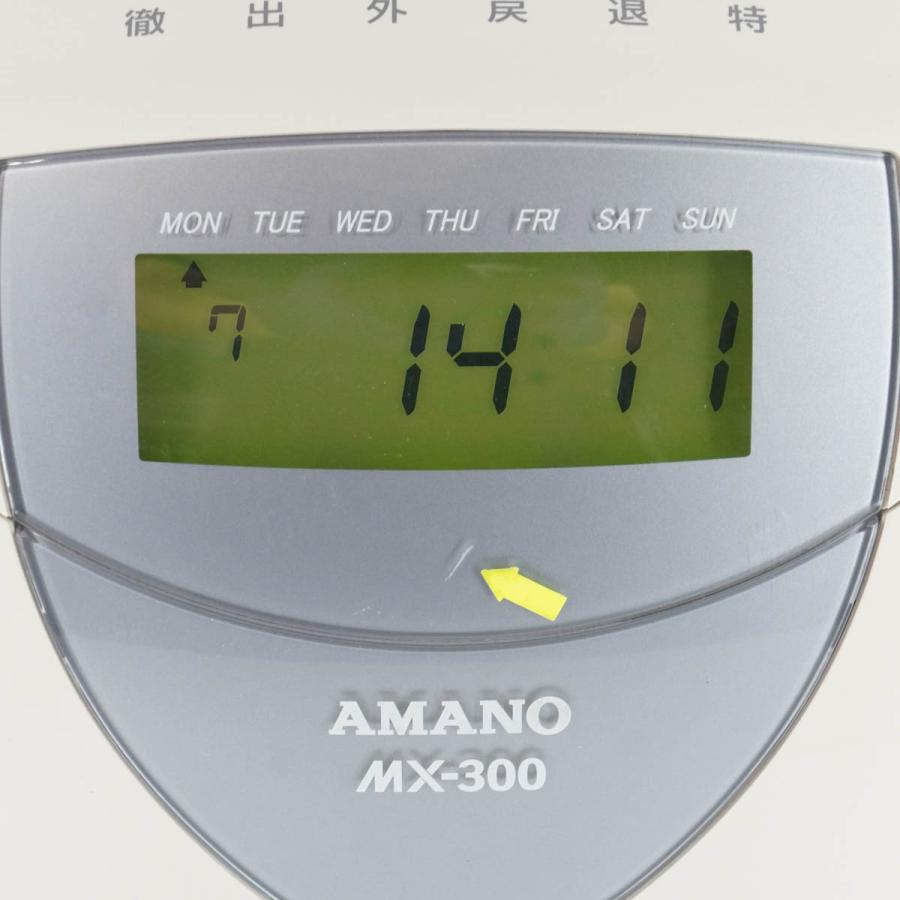 [PG]USED 8日保証 AMANO MX-300 タイムレコーダー 時間集計タイムレコーダー [05265-0009] : ソクラボショップ - 通販 - Yahoo!ショッピング