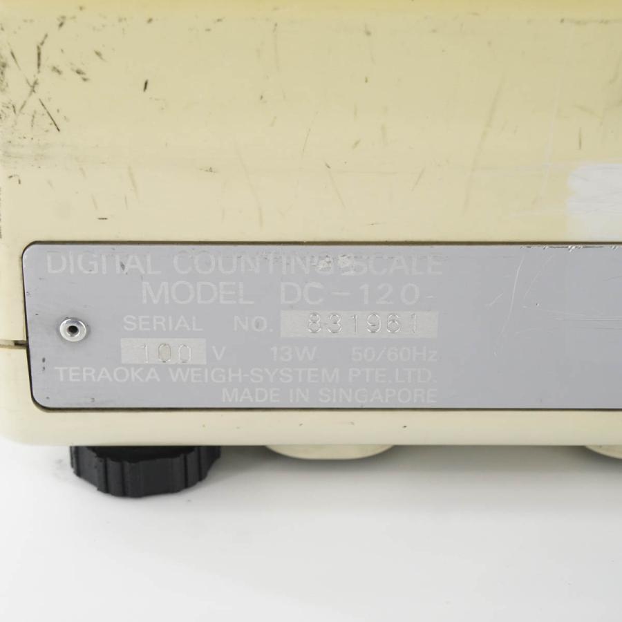 [DW]USED 8日保証 TERAOKA DC-120 DIGITAL COUNTING SCALE デジタルカウンティングスケール 電子計数はかり [05265-0048] : ソクラボ ...