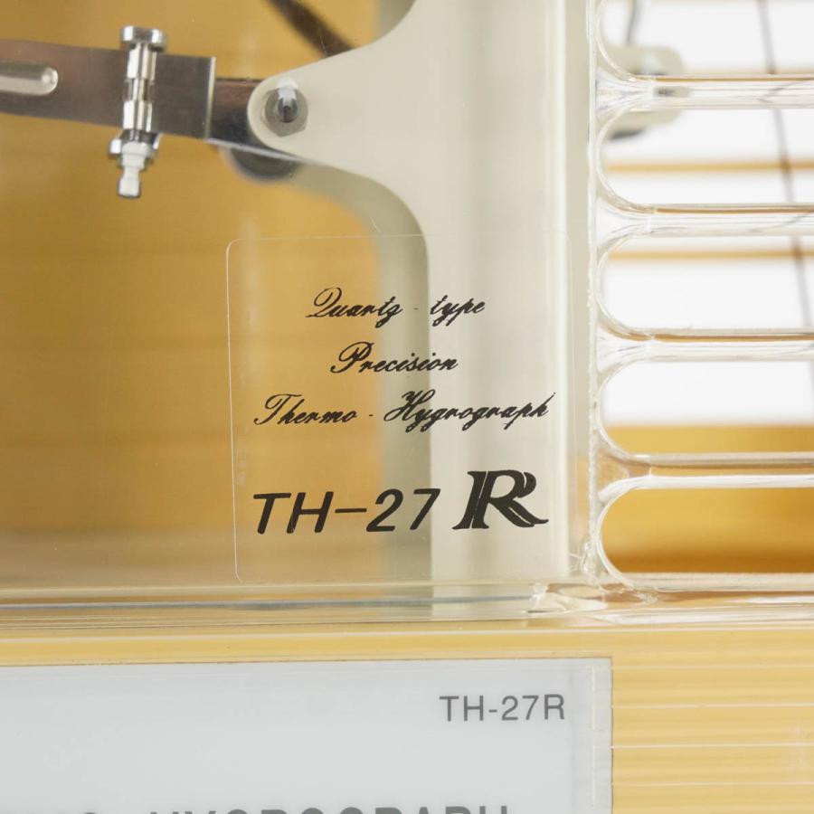 [DW]USED 8日保証 ISUZU TH-27R QUARTZ PRECISION THERMO-HYGROGRAPH 自記温湿度計 気象 ...