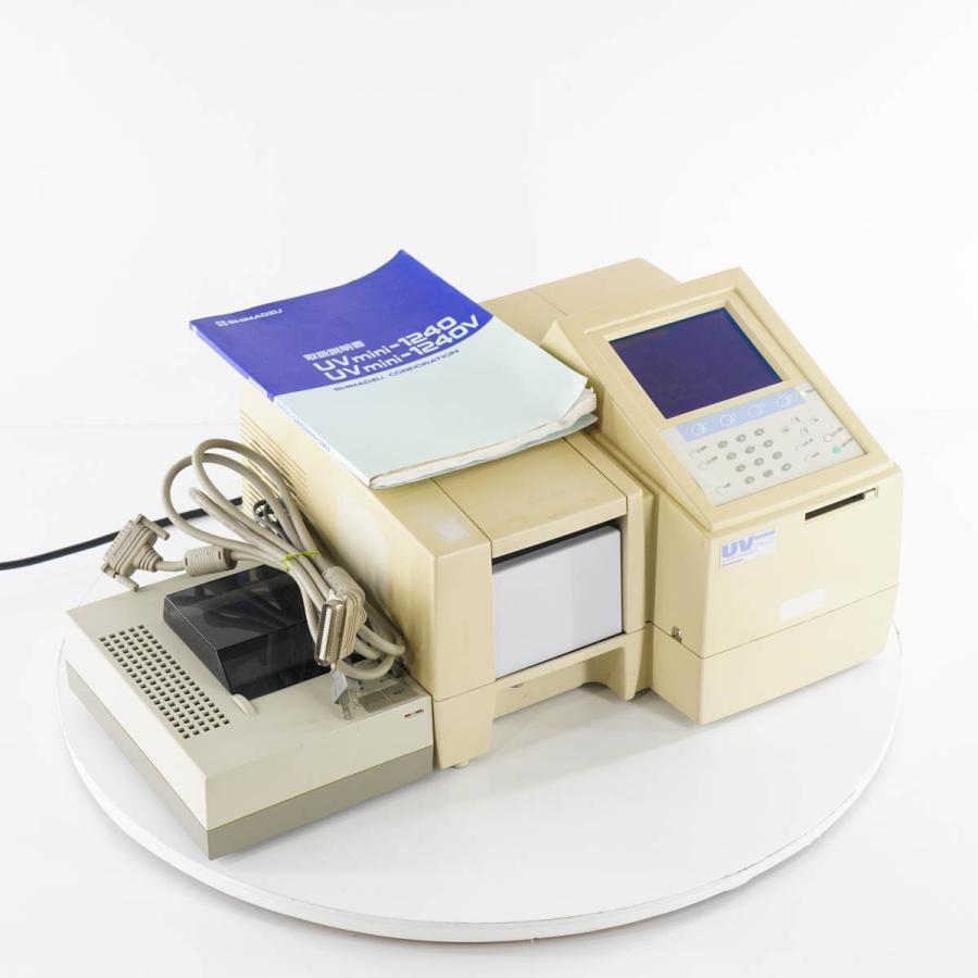[DW]USED 8日保証 SHIMADZU UVmini-1240 UV-VIS SPECTROPHOTOMETER 紫外可視分光光度計 ...