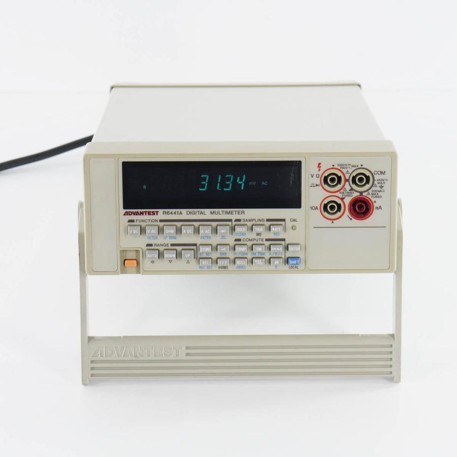 [DW]USED 8日保証 ADVANTEST R6441A DIGITAL MULTIMETER デジタルマルチメーター 電源コード 取扱 ...