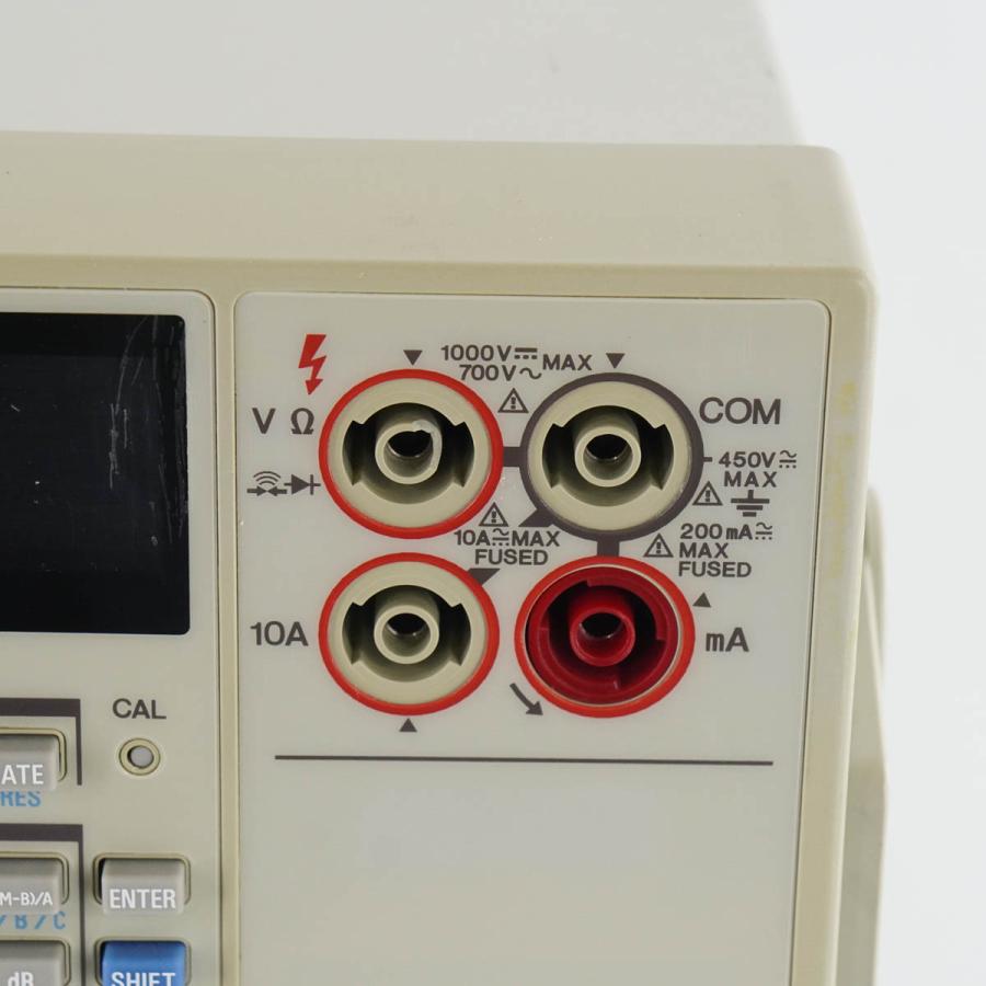 [DW]USED 8日保証 ADVANTEST R6441A DIGITAL MULTIMETER デジタルマルチメーター 電源コード 取扱 ...