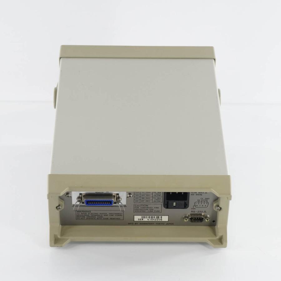 [DW]USED 8日保証 ADVANTEST R6441A DIGITAL MULTIMETER デジタルマルチメーター 電源コード 取扱 ...