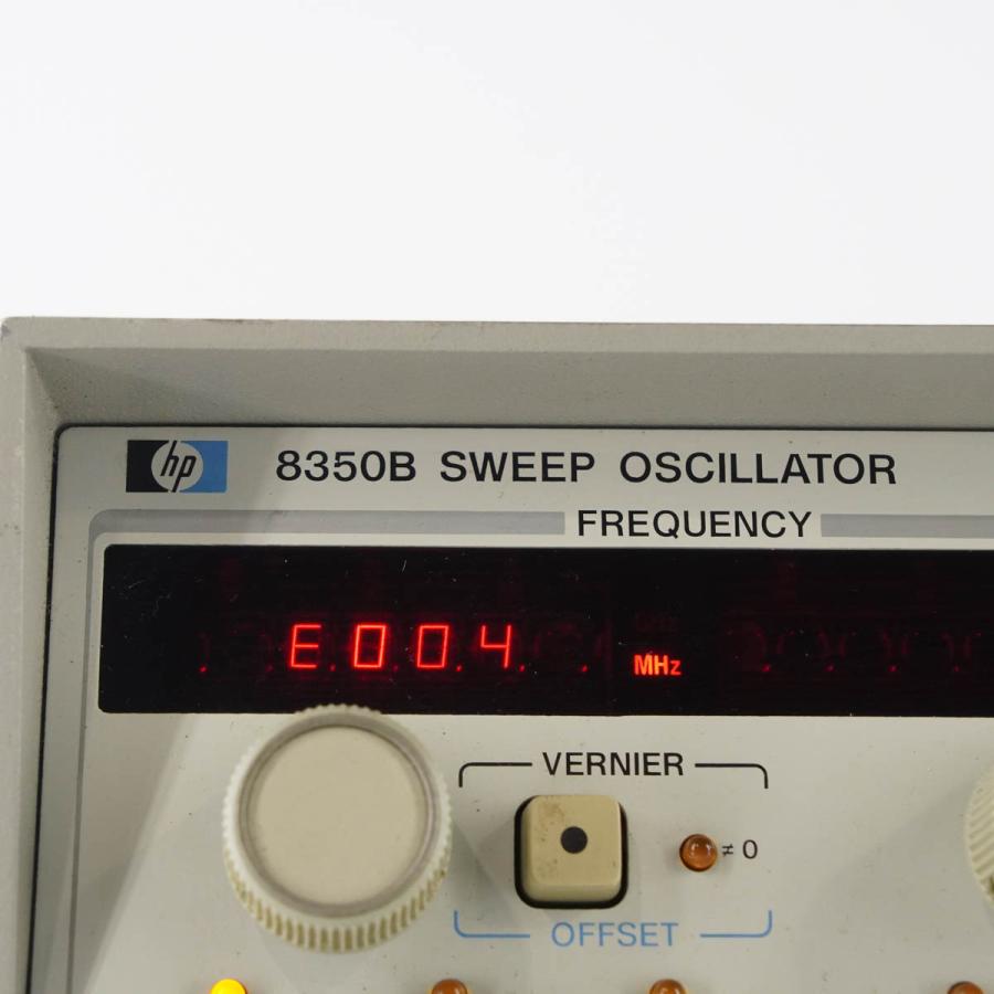 [JB]USED 現状販売 hp 8350B SWEEP OSCILLATOR スイープオシレーター 掃引発振器 86260B OPT H82 ...