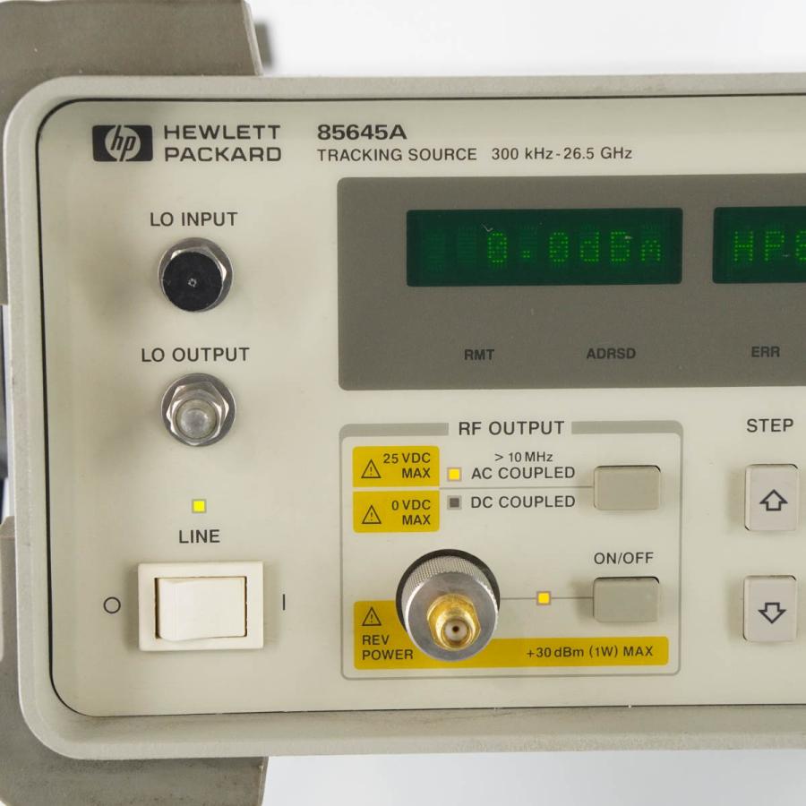 [DW]USED 8日保証 hp 85645A TRACKING SOURCE トラッキングソース 300kHz-26.5GHz [05284 ...