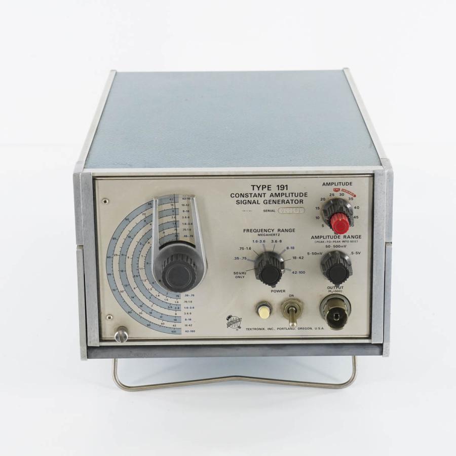 [DW]USED 8日保証 Tektronix 191 CONSTANT AMPLITUDE SIGNAL GENERATOR シグナルジェネレーター [05284-0123] : 05284 ...