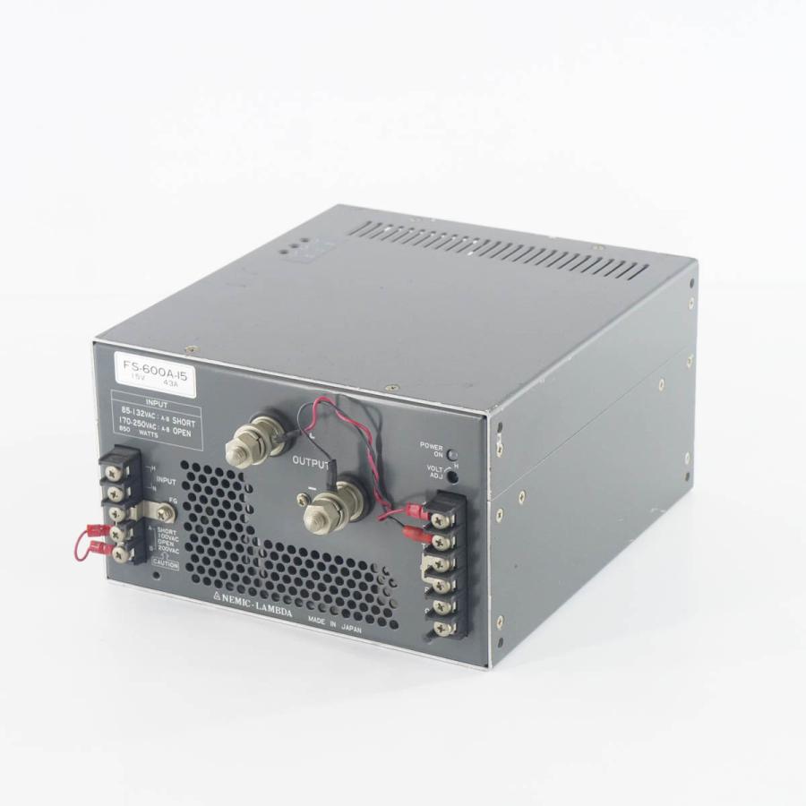 [JB]USED 現状販売 NEMIC-LAMBDA FS-600A-15 DC電源 15V 43A [05284-0292] : 05284-0292 : DIRWINGSショップ - 通販 ...