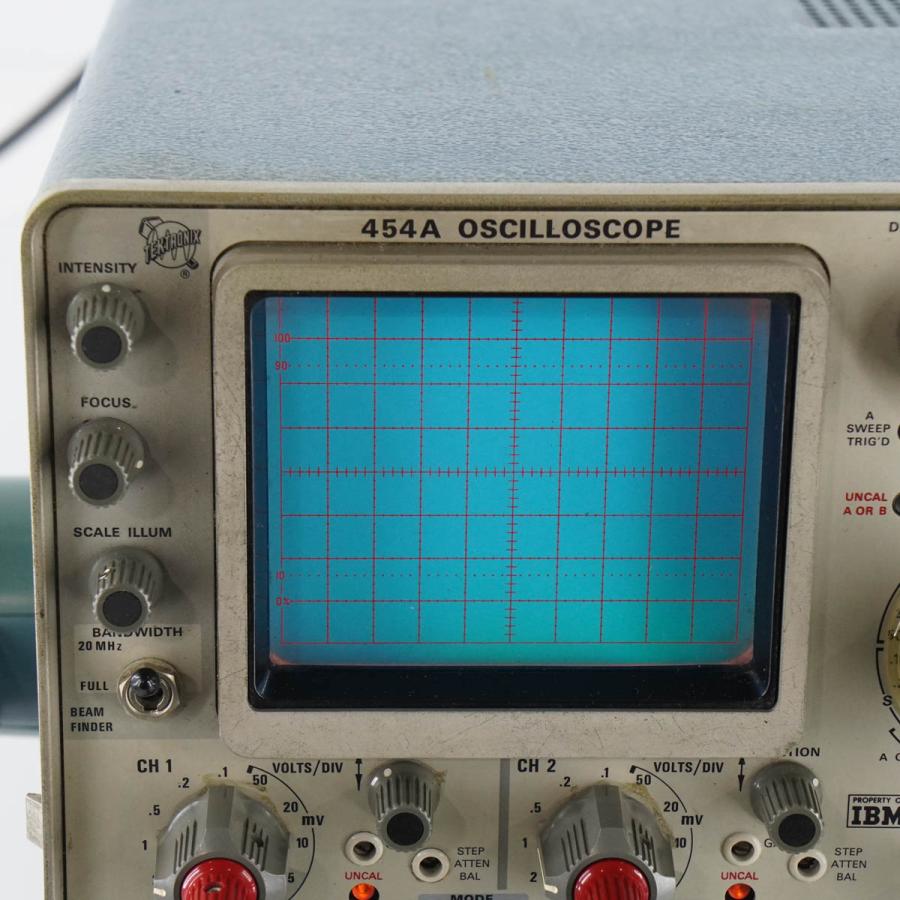 [DW]USED 8日保証 Tektronix 454A OSCILLOSCOPE オシロスコープ 210S P6075A[05284 ...