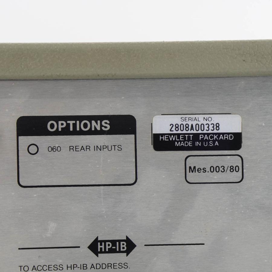 [JB]USED 現状販売 hp 5371A FREQUENCY AND TIME INTERVAL ANALYZER 周波数 タイム ...