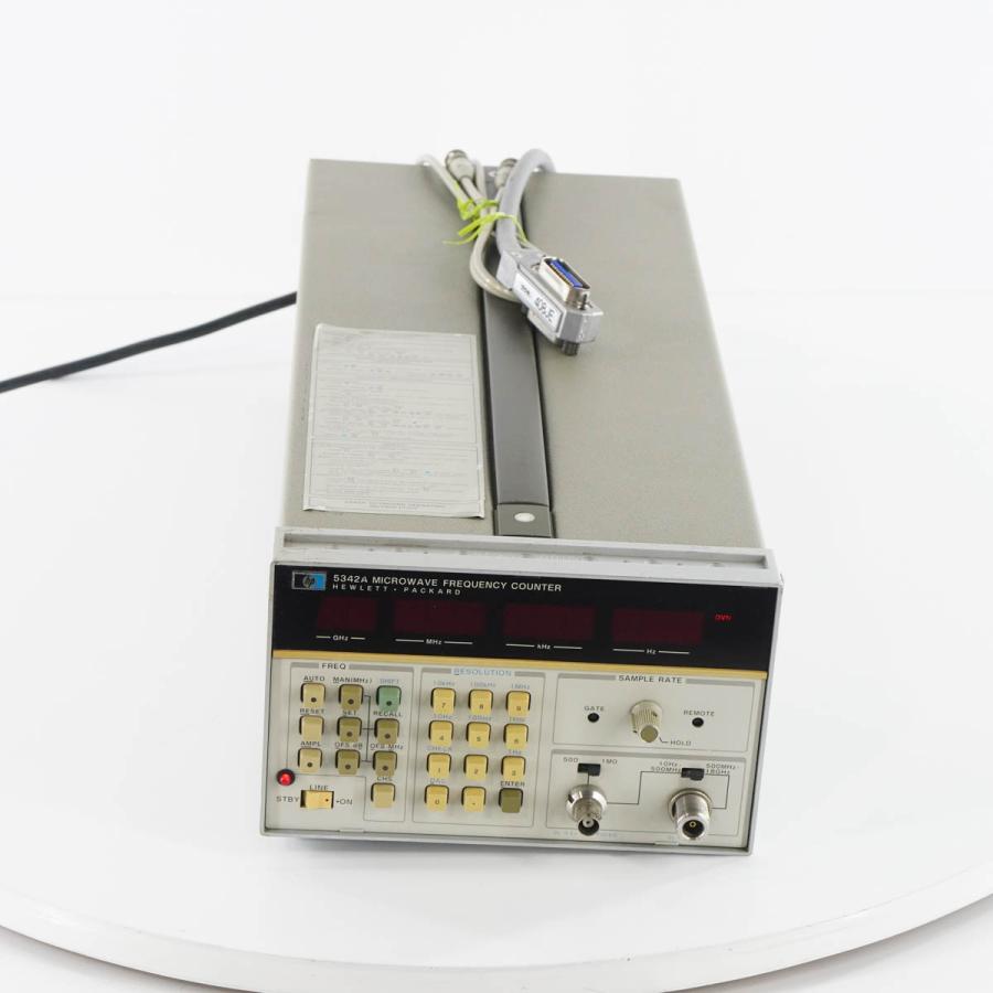 [JB]USED 現状販売 hp 5342A MICROWAVE FREQUENCY COUNTER マイクロ波周波数カウンター [05284 ...