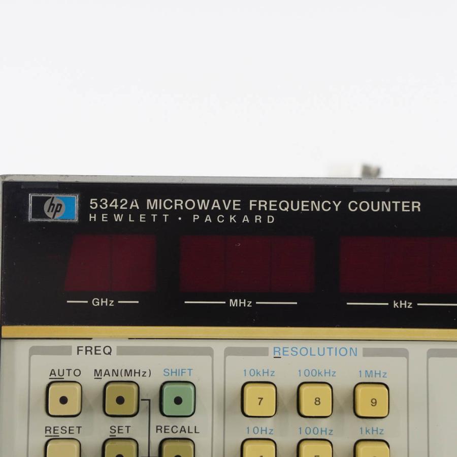 [JB]USED 現状販売 hp 5342A MICROWAVE FREQUENCY COUNTER マイクロ波周波数カウンター [05284 ...