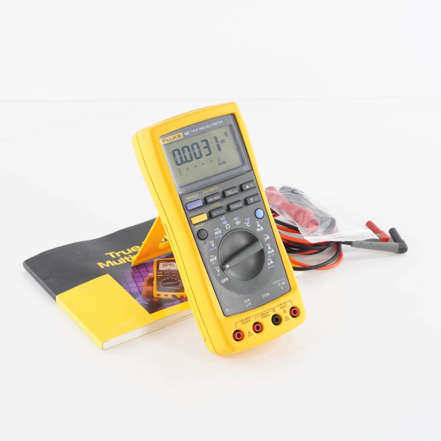 [DW]USED 8日保証 FLUKE 187 TRUE RMS MULTIMETER マルチメーター 取扱説明書 [05291-0006 ...