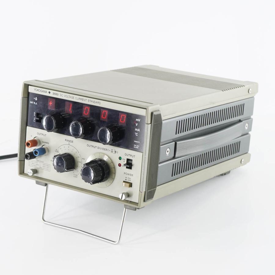 [DW]USED 8日保証 YOKOGAWA 2553 255341 DC VOLTAGE CURRENT STNDARD 直流標準電圧電流 ...