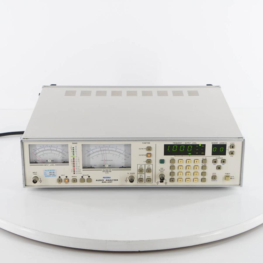 [DW]USED 8日保証 06/2021CAL MEGURO MAK-6581 AUDIO ANALYZER オーディオアナライザー ...