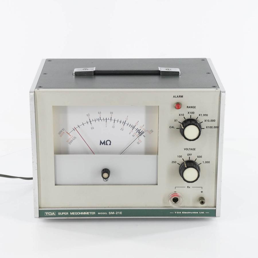 [DW]USED 8日保証 TOA SM-21E SUPER MEGOHMMETER 超絶縁計 [05304-0025] : ソクラボショップ ...