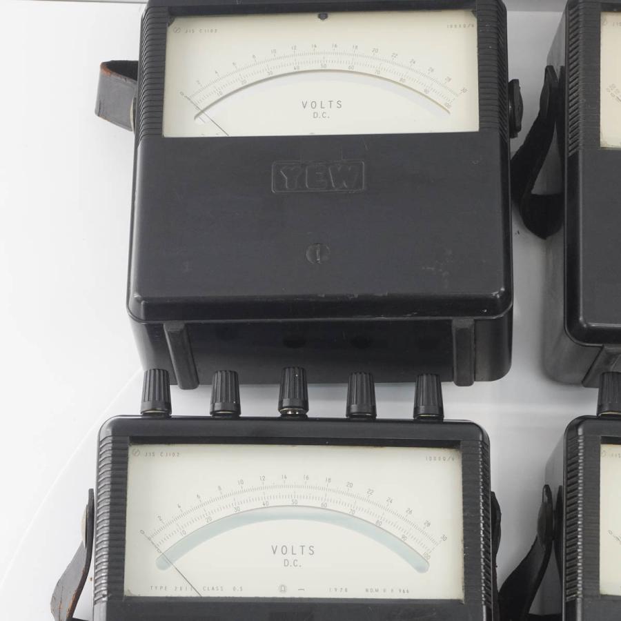 [JB]USED 現状販売 セット YOKOGAWA 2013 2011 1991 1985 YEW 電圧計 V [05304-0037 ...