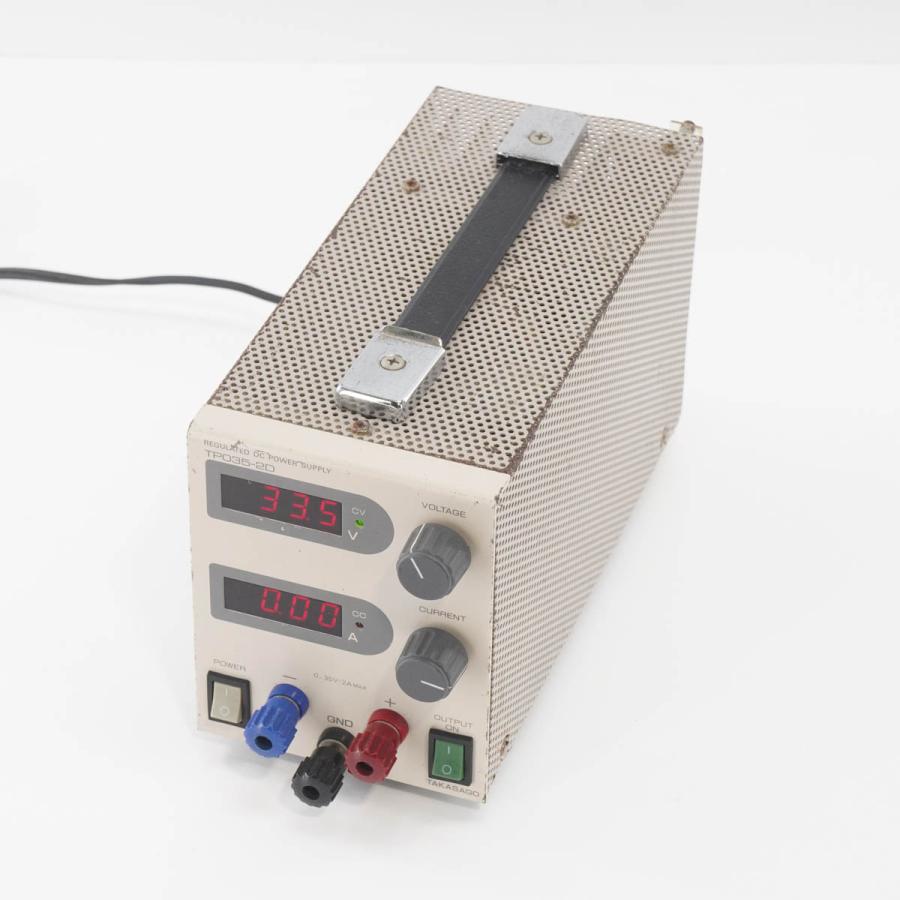 [DW]USED 8日保証 TAKASAGO TP035-2D REGULATED DC POWER SUPPLY 直流安定化電源 DC電源 ...