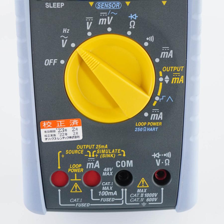 [DW]USED 8日保証 2台入荷 02/2022CAL YOKOGAWA CA450 PROCESS MULTIMETER プロセスマルチ ...