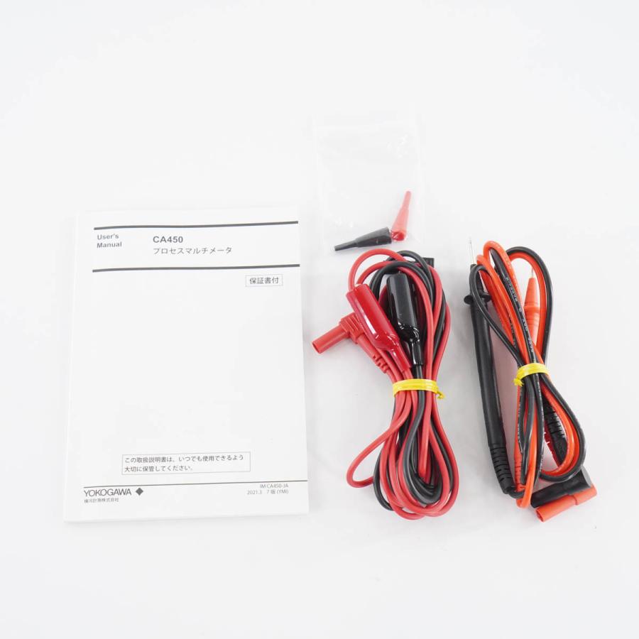 [DW]USED 8日保証 2台入荷 02/2022CAL YOKOGAWA CA450 PROCESS MULTIMETER プロセスマルチ ...