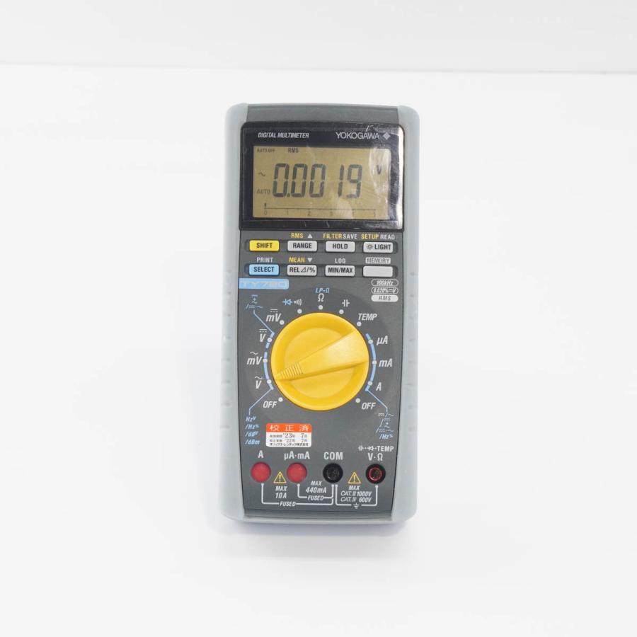 [DW]USED 8日保証 2台入荷 07/2022CAL YOKOGAWA TY720 DIGITAL MULTIMETER デジタルマルチ ...