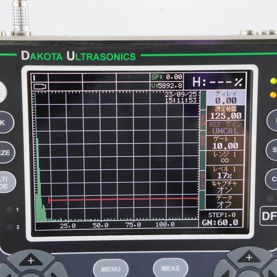 [DW]USED 8日保証 04/2022CAL DAKOTA ULTRASONICS DFX-8+ FLAW DETECTOR 超音波探傷器 ACアダプター 電源コード ソフトウェ ...