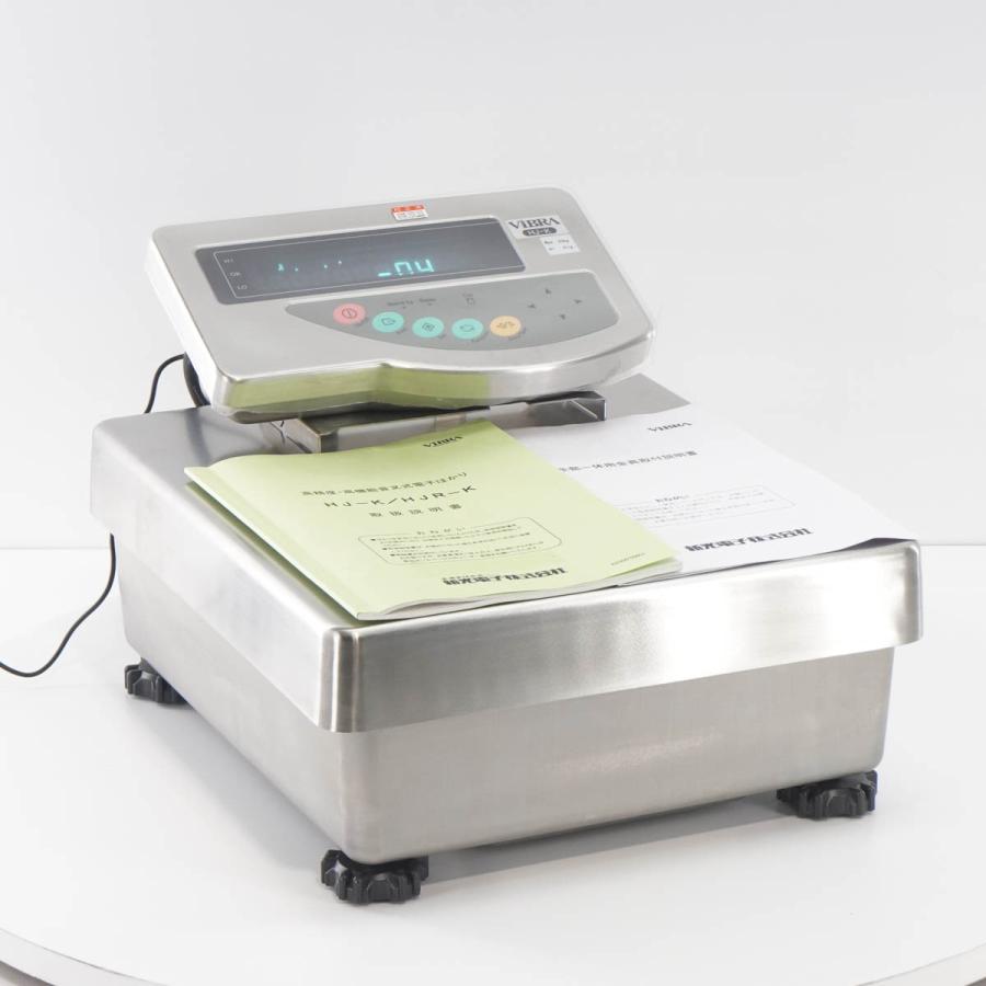 [DW]USED 8日保証 12/2021CAL SHINKO DENSHI HJR-33K ViBRA HJ-K 台はかり 高精度・高機能音叉式電子はかり ひょう量33kg A ...