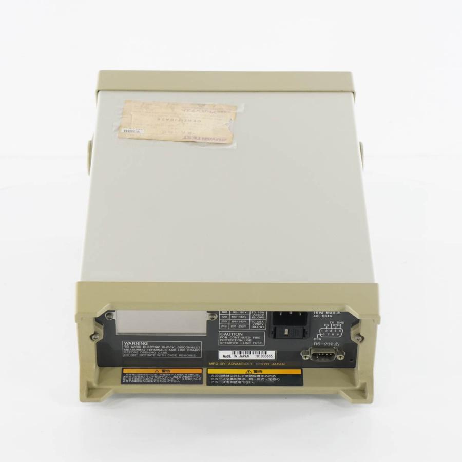 [DW]USED 8日保証 ADVANTEST R6441A DIGITAL MULTIMETER デジタルマルチメーター [05335 ...