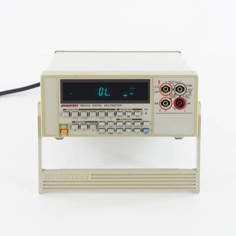 [DW]USED 8日保証 ADVANTEST R6441A DIGITAL MULTIMETER デジタルマルチメーター [05335 ...