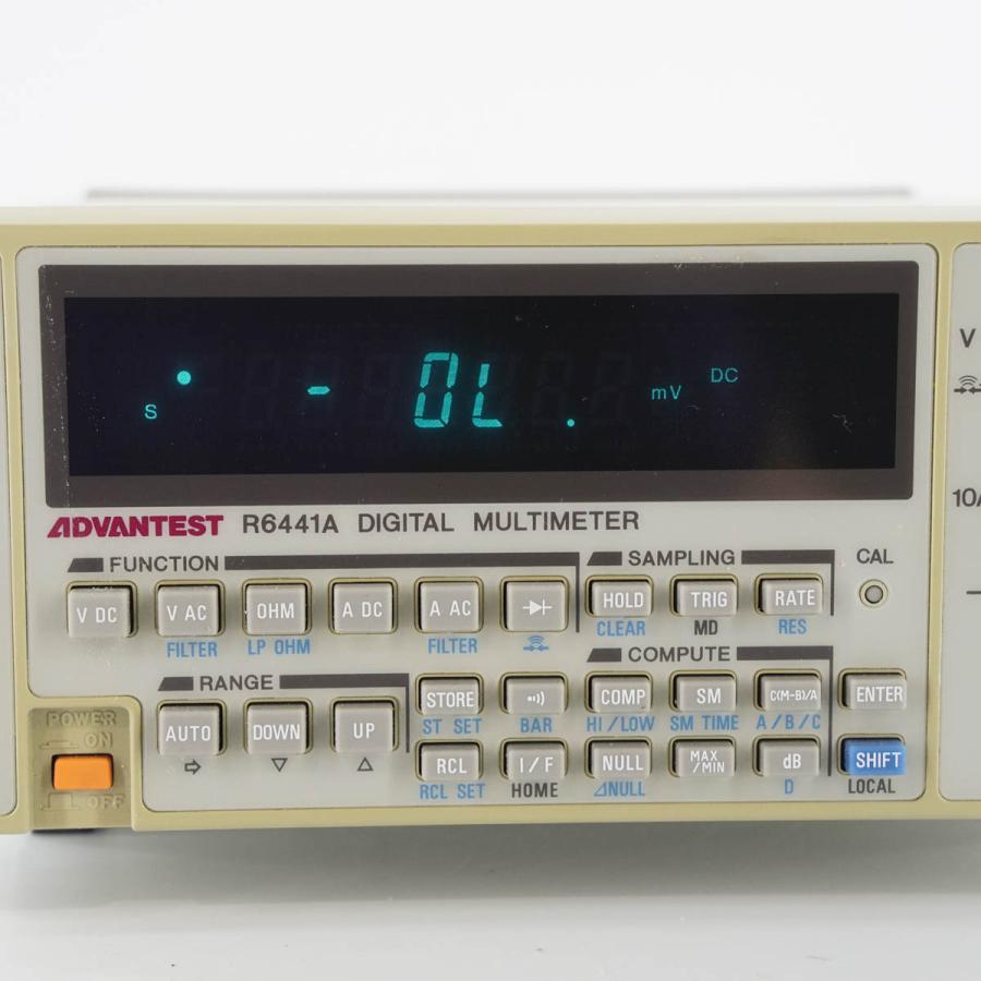 [DW]USED 8日保証 ADVANTEST R6441A DIGITAL MULTIMETER デジタルマルチメーター [05335 ...