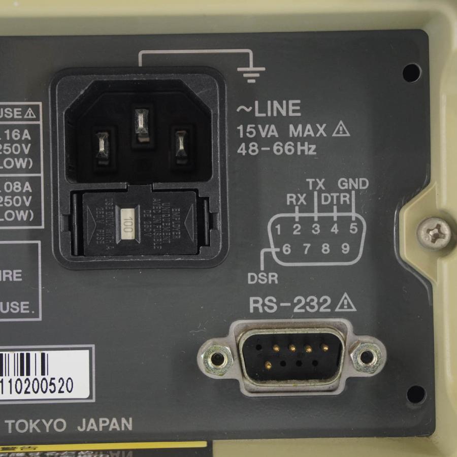 [DW]USED 8日保証 ADVANTEST R6441A DIGITAL MULTIMETER デジタルマルチメーター [05335 ...