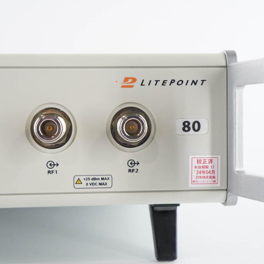 [DW]USED 8日保証 校正2024年4月まで有効 LITEPOINT Iqxel 80 Wireless Test System ...