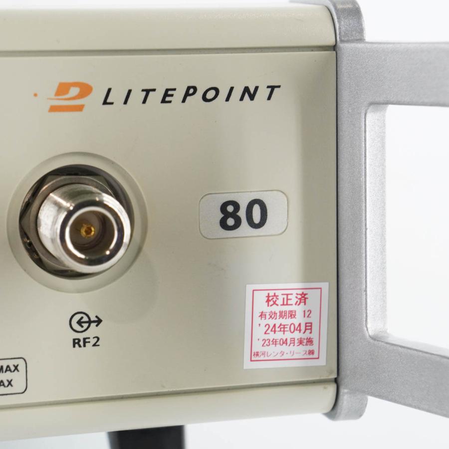 [DW]USED 8日保証 校正2024年4月まで有効 LITEPOINT Iqxel 80 Wireless Test System ...