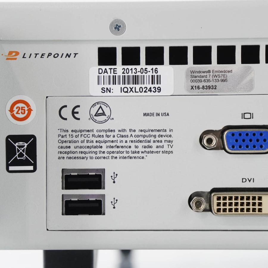 [DW]USED 8日保証 校正2024年4月まで有効 LITEPOINT Iqxel 80 Wireless Test System ...