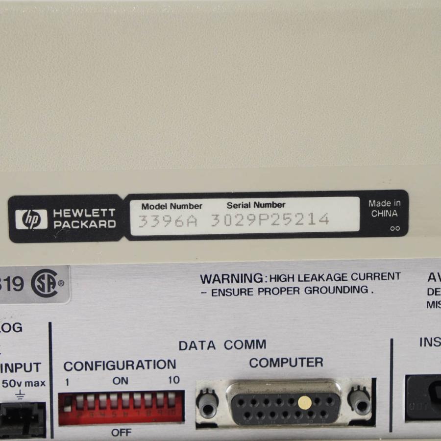 [DW]USED 8日保証 hp 3396A 3396 SERIESII INTEGRATOR インテグレーター [05342-0011 ...