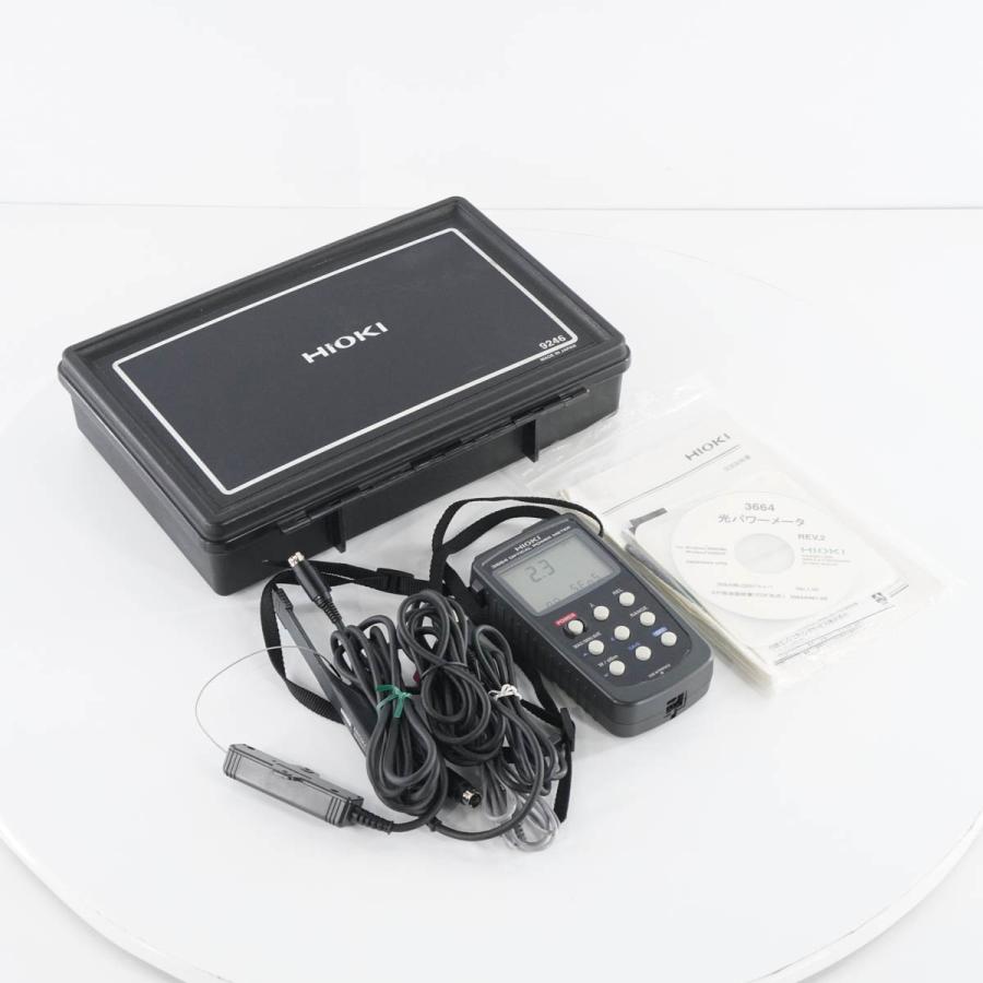 [DW]USED 8日保証 HIOKI 3664 OPTICAL POWER METER 光パワーメーター オプティカルパワーメーター ...