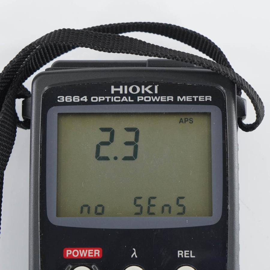 [DW]USED 8日保証 HIOKI 3664 OPTICAL POWER METER 光パワーメーター オプティカルパワーメーター ...
