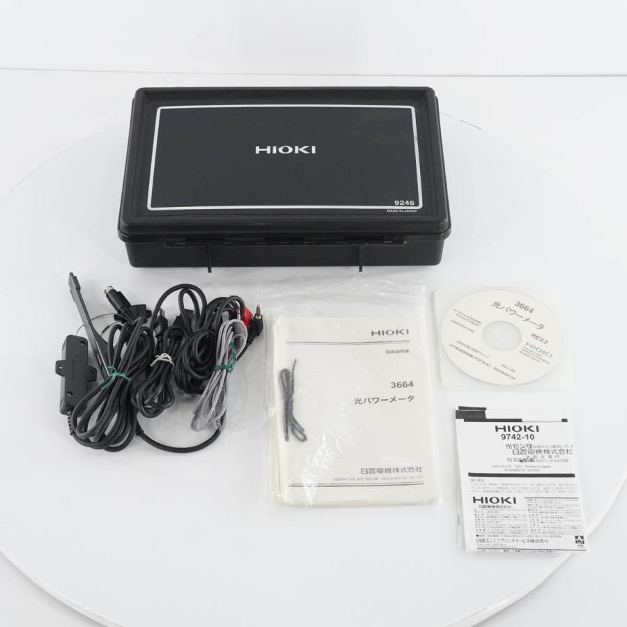 [DW]USED 8日保証 HIOKI 3664 OPTICAL POWER METER 光パワーメーター オプティカルパワーメーター ...