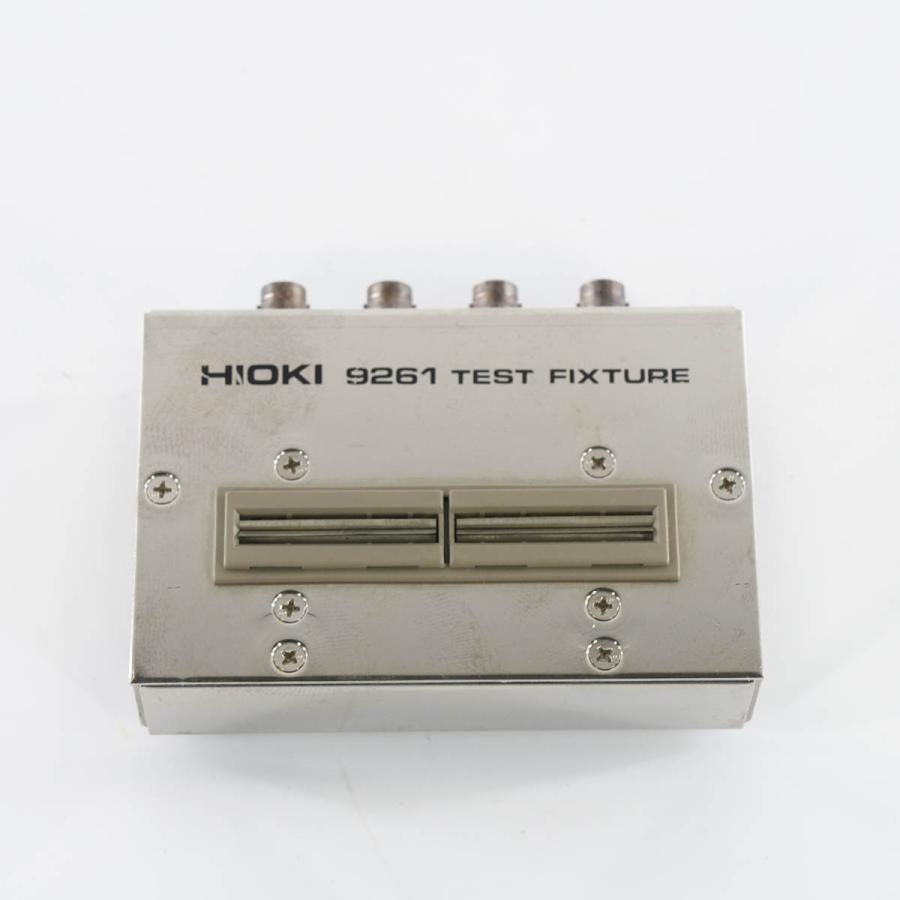 [DW]USED 8日保証 HIOKI 9261 TEST FIXTURE テストフィクスチャ 取扱説明書 [05343-0007] : ソク ...