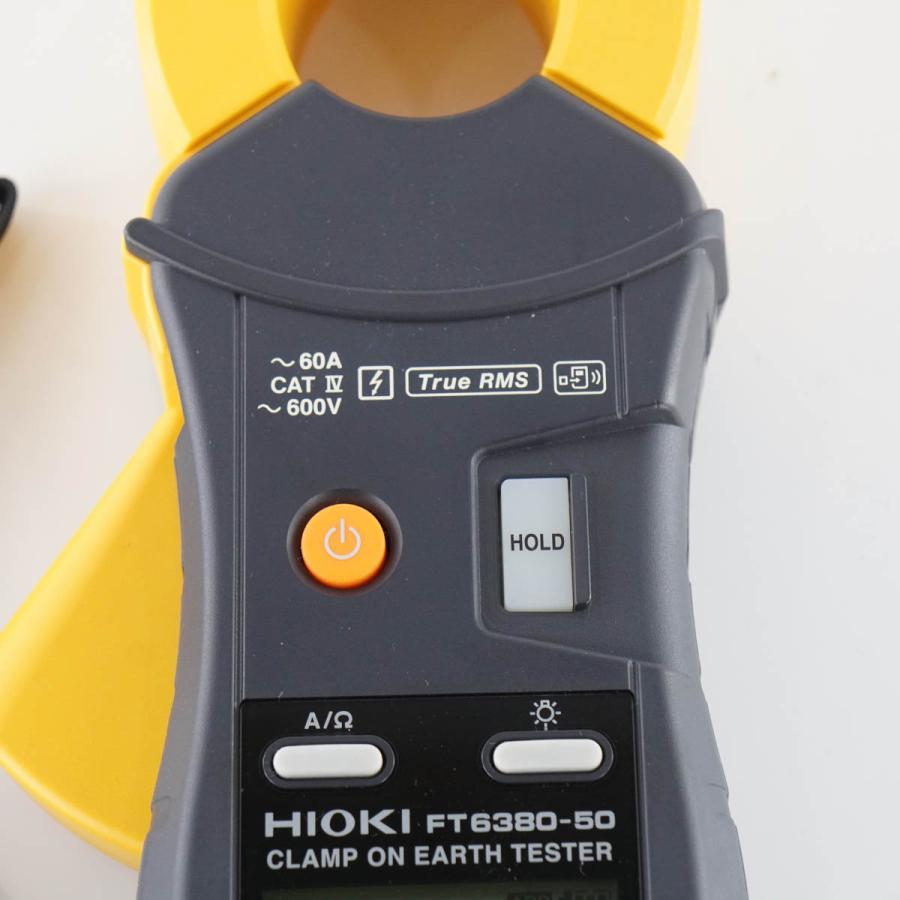 [DW]USED 8日保証 HIOKI FT6380-50 CLAMP ON EARTH TESTER クランプ接地抵抗計 クランプオンアース ...